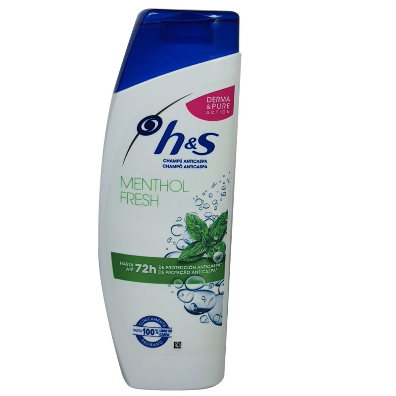 H&S shampoo 360 ml. Anti-dandruff menthol fresh. - Tarraco Import Export