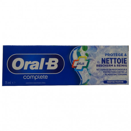 Oral B toothpaste 75 ml. Complete fresh mint. - Tarraco Import Export