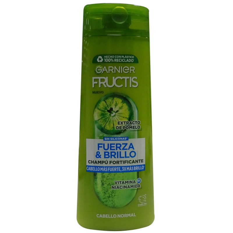 Garnier Fructis champú 380 ml. Fuerza y brillo cabello normal ...