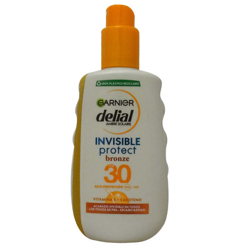 Garnier Delial sun spray 200 ml. Invisible protection 30. - Tarraco ...