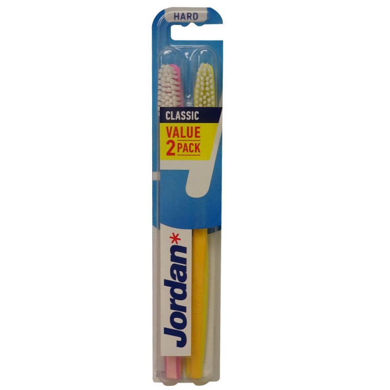 Jordan toothbrush 2 u. Classic hard. - Tarraco Import Export