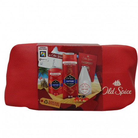 Old Spice toiletry bag. Stick deodorant 50 ml. + shower gel 250 ml ...