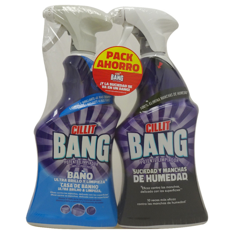 Cillit bang bath 2X750 ml. Dirt and stains moisture + shine and ...
