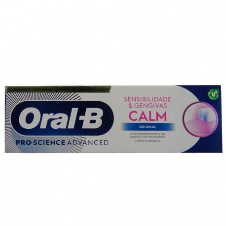 Oral B toothpaste 75 ml. Pro-science calm sensitive gums. - Tarraco ...