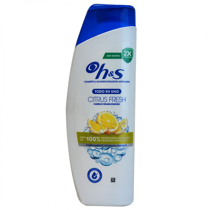 H&S shampoo 300 ml. Anti-dandruff citrus fresh 2 in 1. - Tarraco Import ...