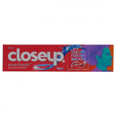 Closeup toothpaste 90 gr. Red hot. - Tarraco Import Export