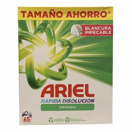 Ariel powder detergent 65 dose. Original quick dissolution. - Tarraco ...