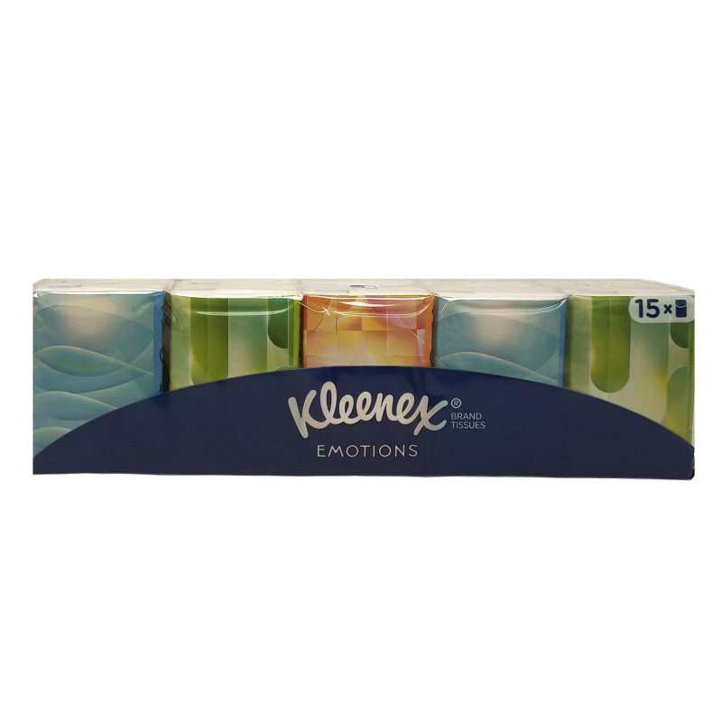 Kleenex tissue 15 u. Mini collect 3 layers. - Tarraco Import Export