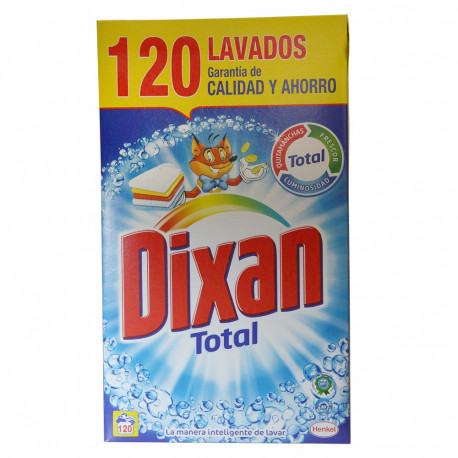Dixan powder detergent 120 dose case. - Tarraco Import Export